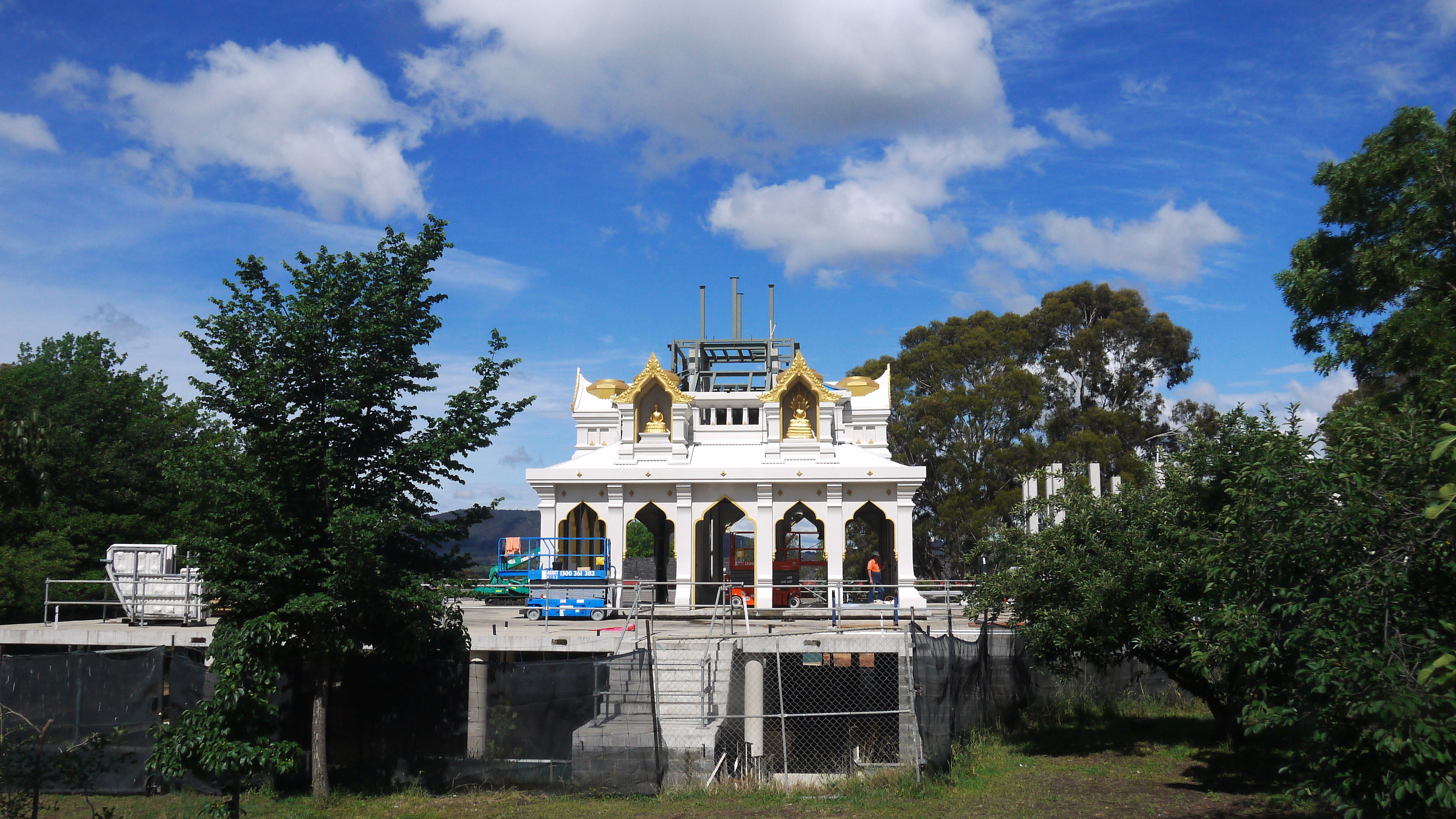 ๐๓-ความคืบหน้าการก่อสร้างพระมหาธาตุเจดีย์ – WAT DHAMMADHARO | วัดธัมมธโร